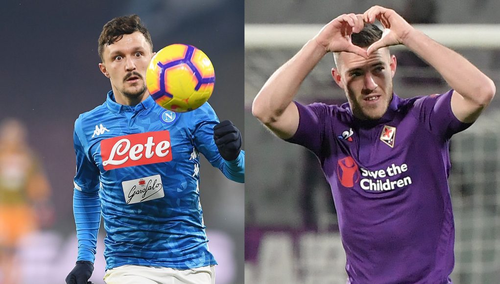 Report: Milan join hunt for Napoli left-back, Fiorentina midfielder