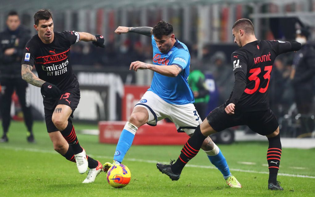 Player Ratings: AC Milan 0-1 Napoli - Centre-backs pass; Tonali mistake ...