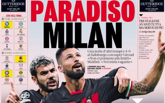 Gallery: ‘Milan Paradise’, ‘Giroud d’Italia’ - Today’s front pages of ...
