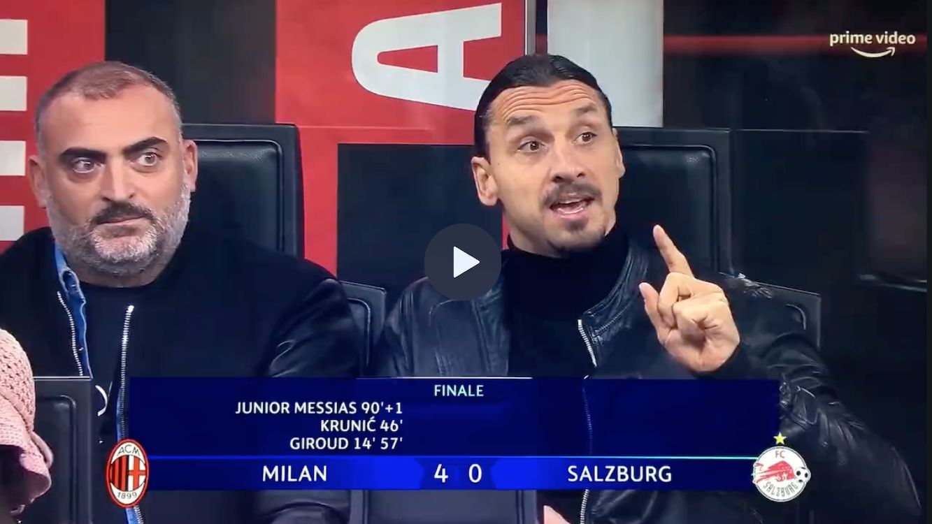 Furious Ibrahimovic spotted shouting from the bench: "You don't have to ...