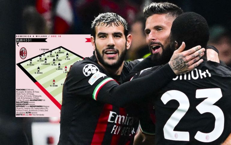 GdS: Probable XIs for Milan vs. Fiorentina - Pioli gets crucial duo back