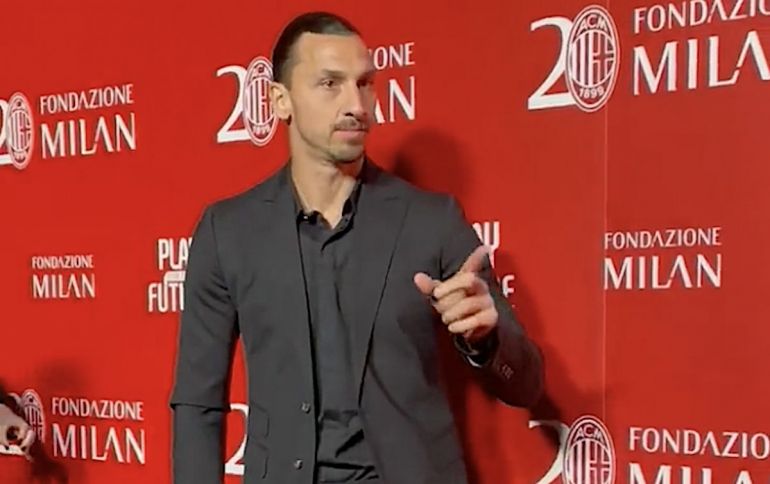 Ibrahimovic in good form at Fondazione Milan event: "The light has ...