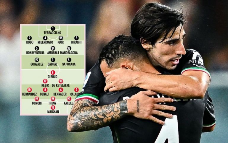 GdS: Probable XIs for Fiorentina vs. Milan - Bennacer and Tonali reunited