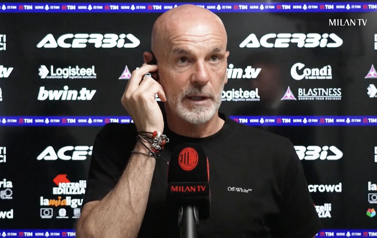 Pioli insists Milan are 'together, positive and determined' despite ...