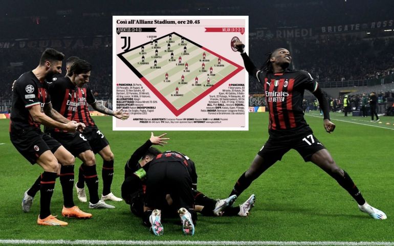 GdS: Probable XIs for Juventus vs. Milan - no changes from Sampdoria win