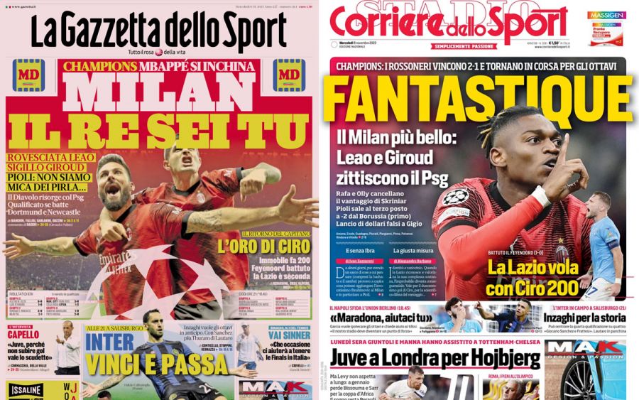 Gallery: 'Most beautiful Milan', 'Mbappe bows' - Today's front pages in ...