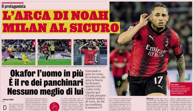 GdS: Noah's Ark to the rescue as Okafor eyes consistency with Milan