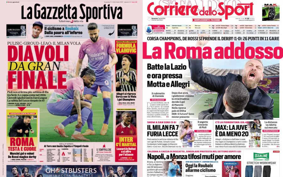 Gallery: ‘Inter, seen this Milan?’, ‘Milan make it 7’ - Today’s front ...