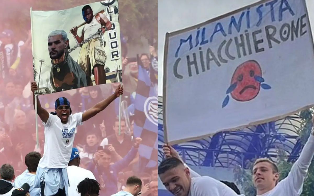 CM: Inter players hold anti-Milan banners in title celebrations - FIGC ...