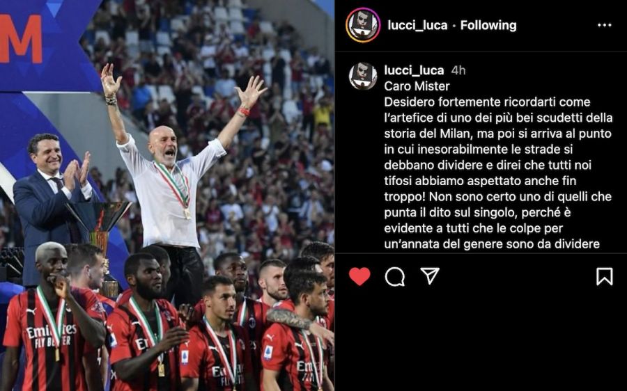 Curva Sud leader publishes strong statement after Roma loss: "A change ...
