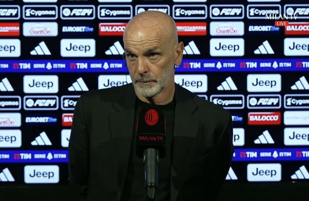Pioli discusses absence of Milan fans in Juventus draw: "Not losing is ...