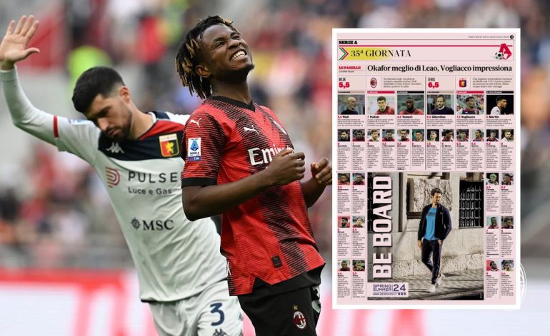 GdS: Milan player ratings for Genoa draw - mixed bag of scores after ... GdS: Milan player ratings for Genoa draw - mixed bag of scores after ...