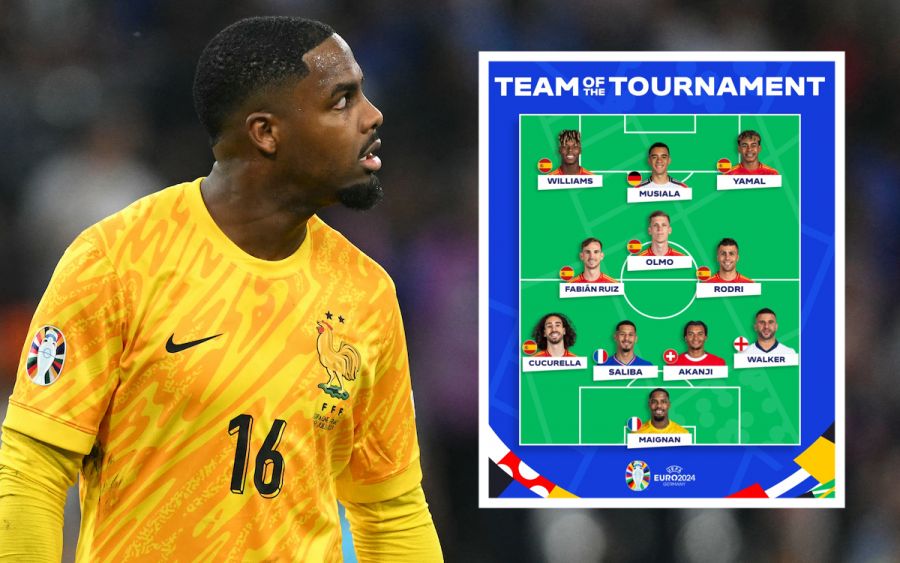 Maignan named in UEFA Euro 2024 Team of the Tournament - photo