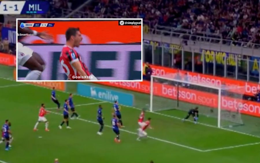 Watch: Gabbia scores late to earn Milan's first derby win in two years