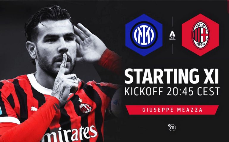 Official: Inter vs. AC Milan starting XIs - Fonseca makes bold ...