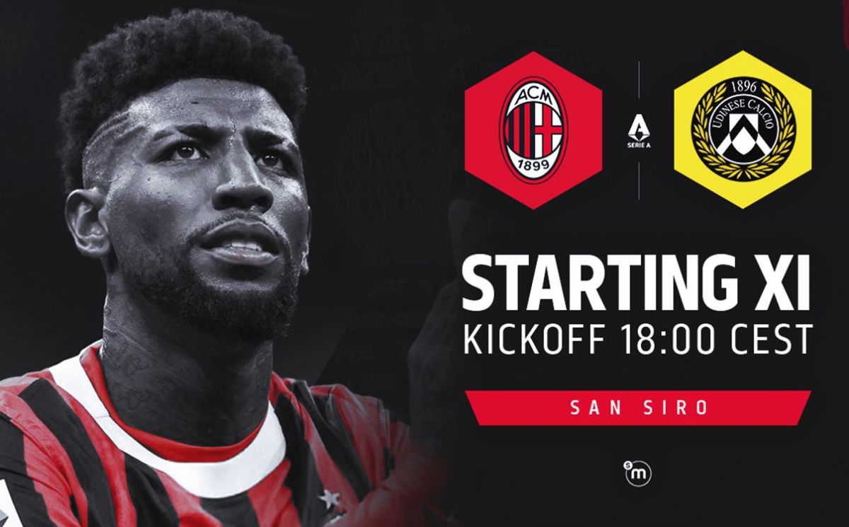 Official: AC Milan vs. Udinese starting XIs - five changes from Fiorentina defeat