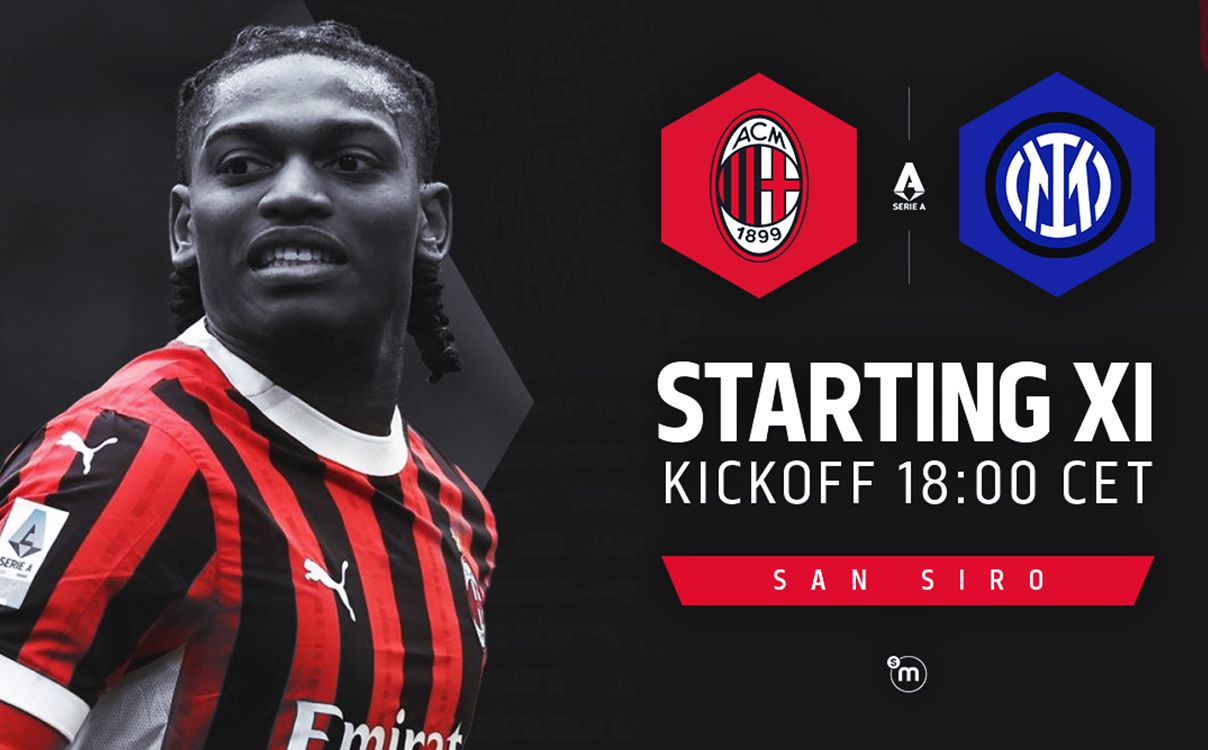 Official: AC Milan vs. Inter starting XIs - three changes from Dinamo defeat