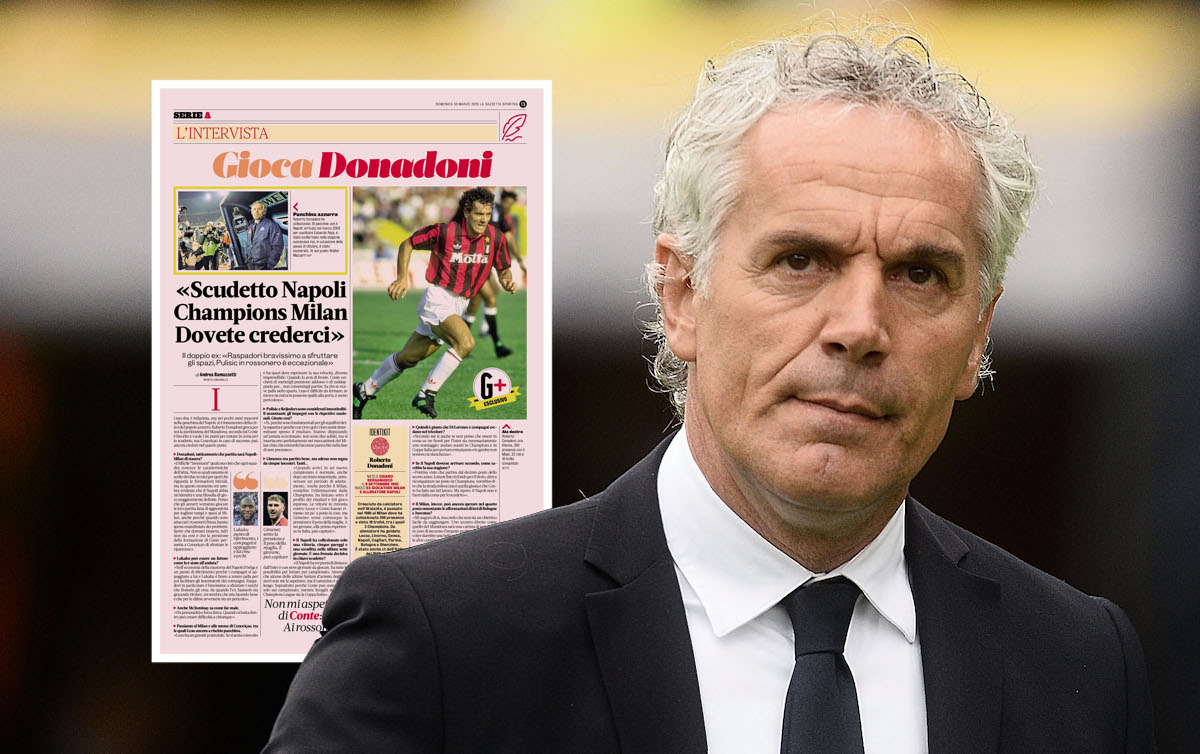Donadoni expects 'aggressive game' from Napoli in 'litmus test' for Milan