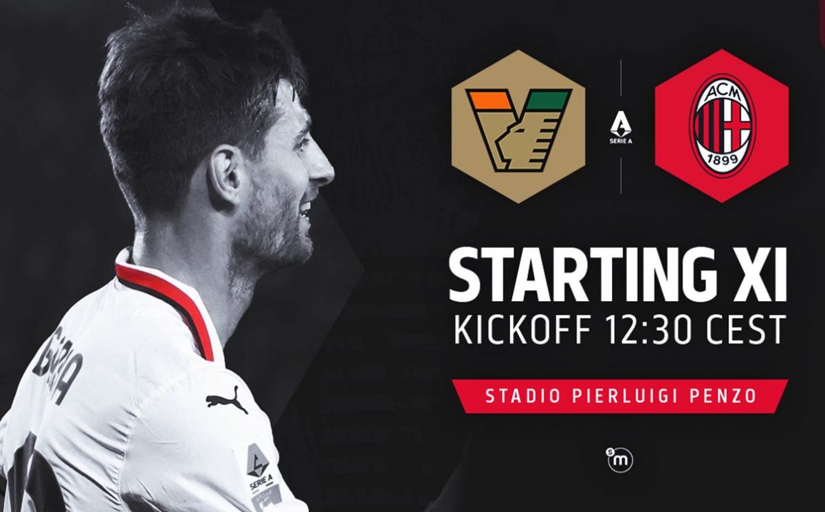 Official: Venezia vs. AC Milan starting XIs – one change from Inter win