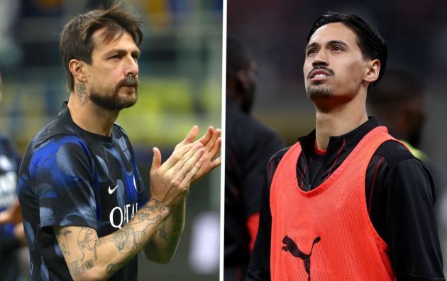 Six Inter and AC Milan players one yellow card away from ban for Coppa ...