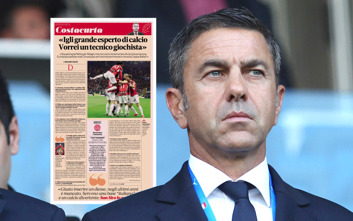 Costacurta gives thoughts on Milan's ups and downs plus Allegri and ...