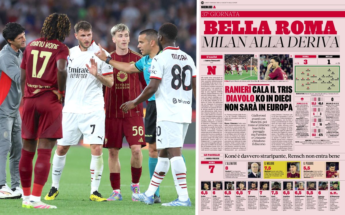 GdS: Errors and indiscipline - how Milan's European hopes were ended by ...