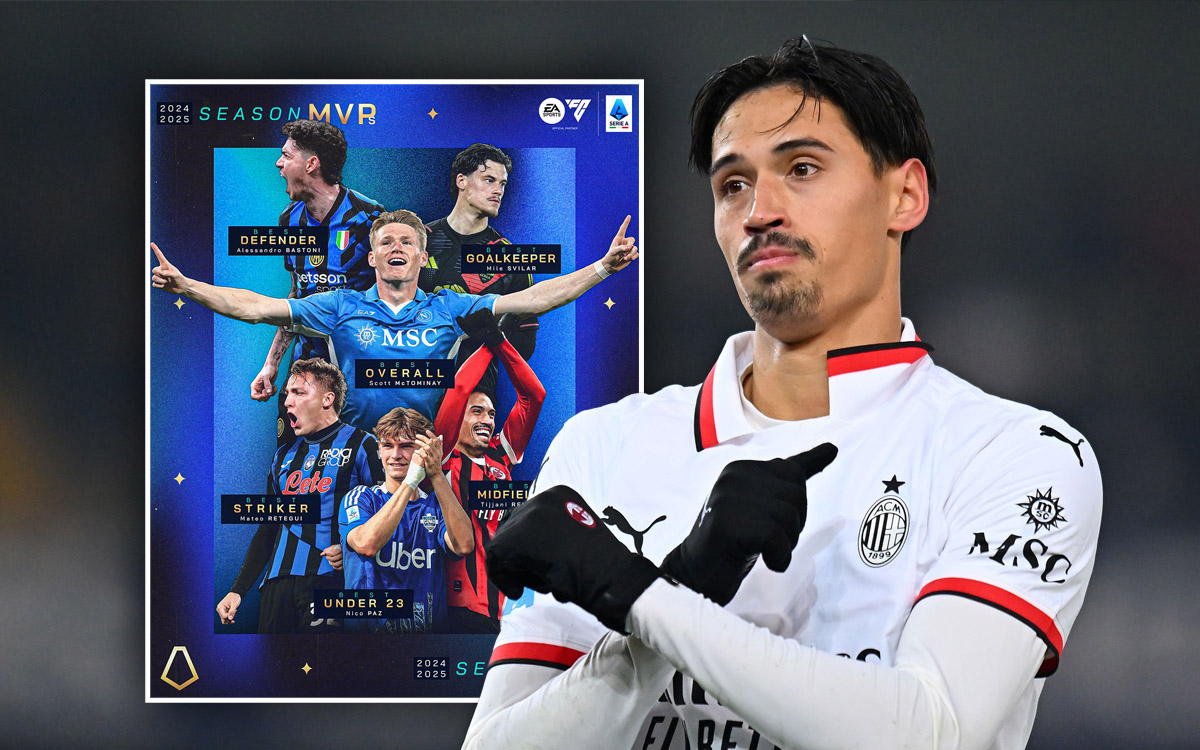 Official: Reijnders named best midfielder of the 2024-25 season by Serie A
