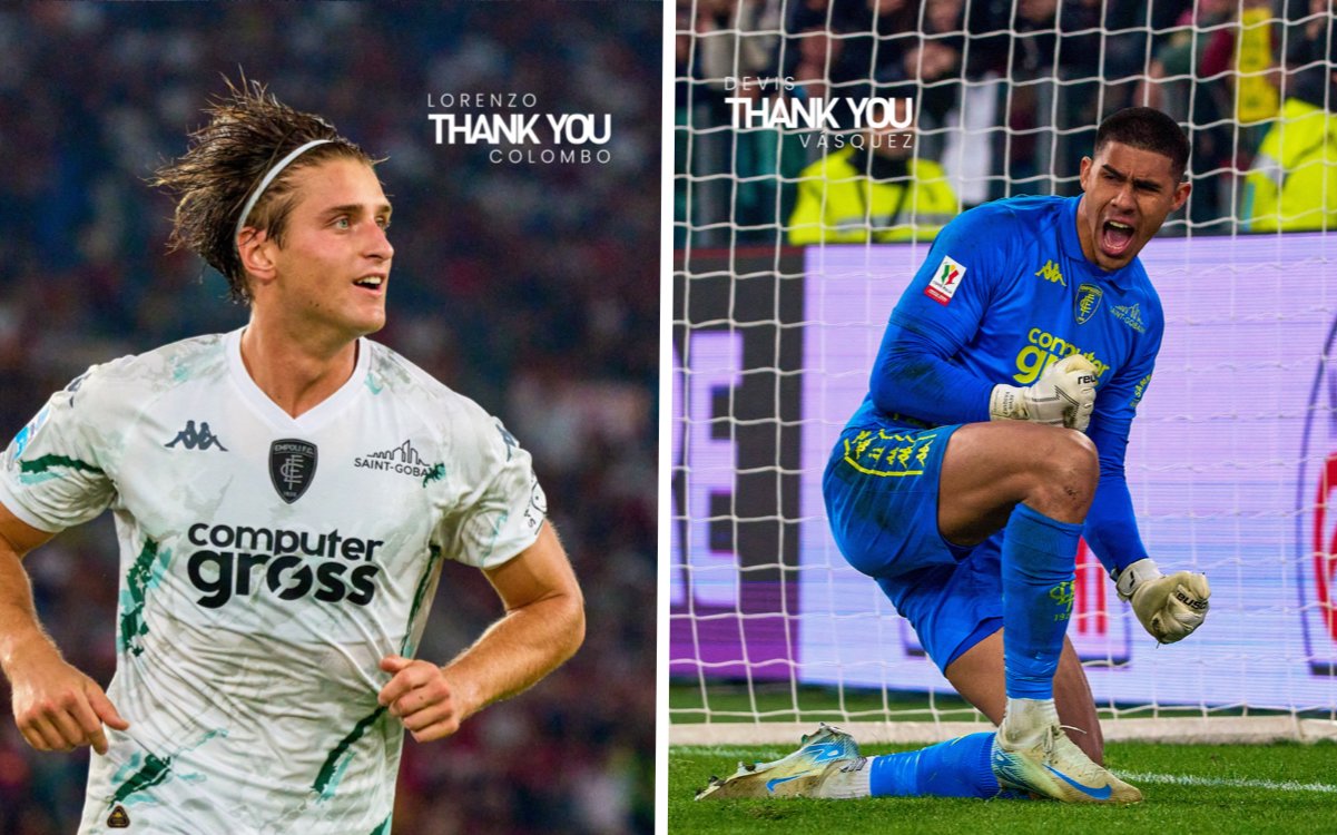 Official: Empoli confirm exits of Lorenzo Colombo and Devis Vasquez