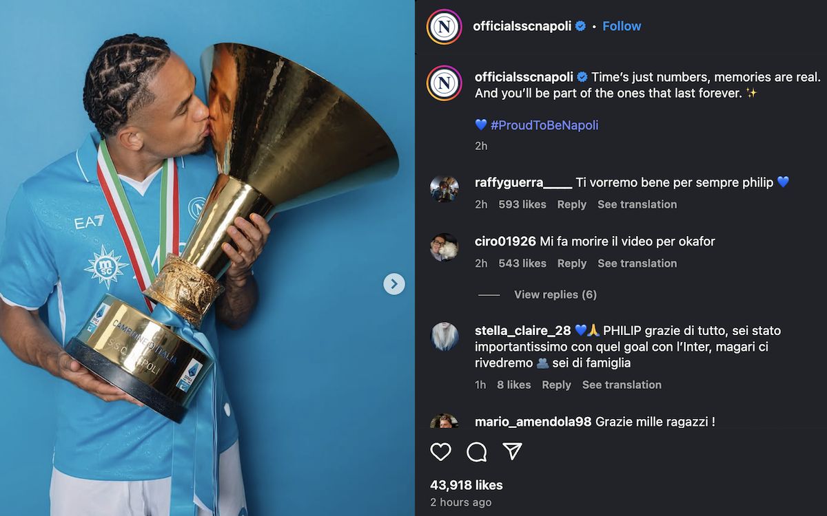 Official: Napoli and Fiorentina confirm exits of Noah Okafor and Yacine ...