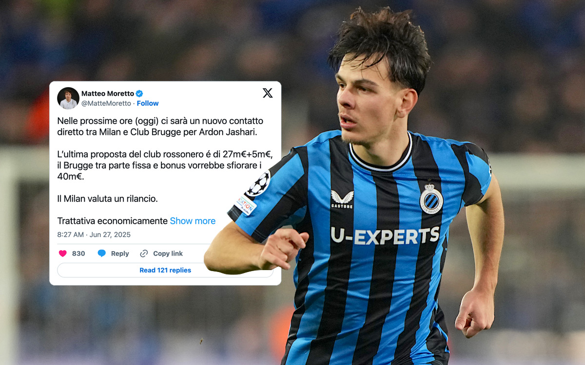 Moretto: Milan to hold further Jashari talks after €32m bid but face ...