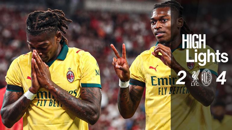 Watch: Highlights from Milan's 4-2 win against Liverpool in Hong Kong