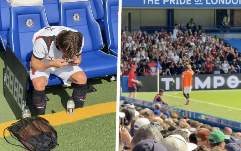 Watch: Modric makes Milan debut vs. Chelsea - emotional shin pad ...