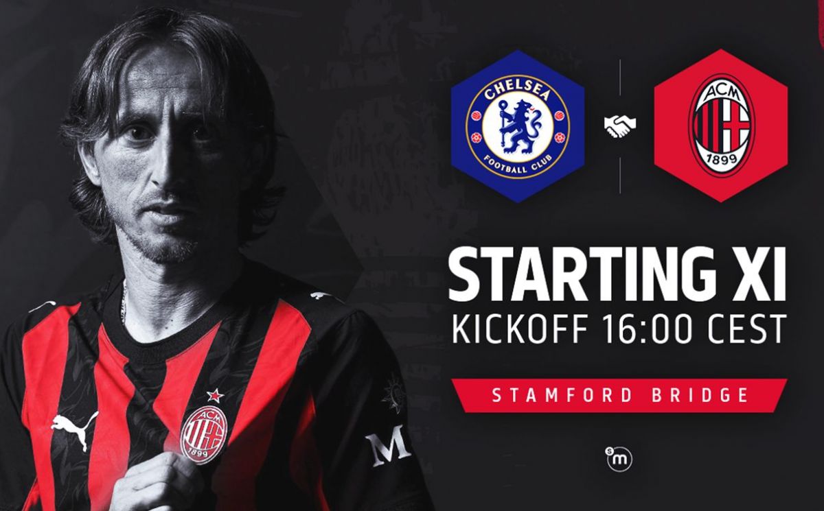 Official: Chelsea vs. AC Milan starting XIs - Allegri goes with three ...