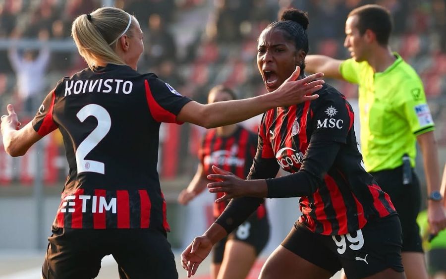 AC Milan Women 2-1 Juventus: Rossonere leapfrog champions with Dompig's ...
