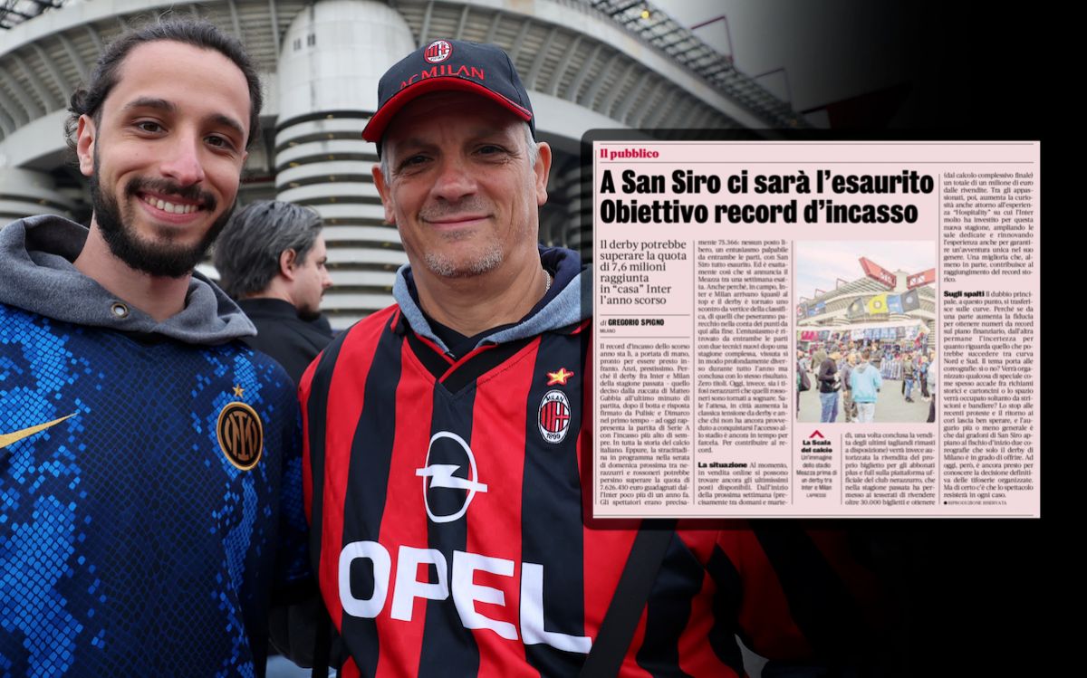 GdS: Upcoming Inter-Milan derby expected to break box office record ...