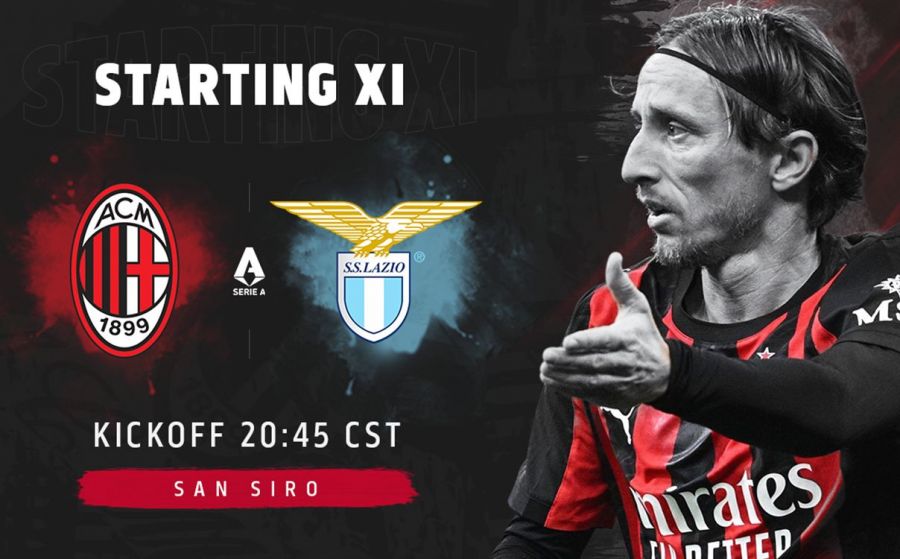 Official: AC Milan vs. Lazio starting XIs - one change from Inter win