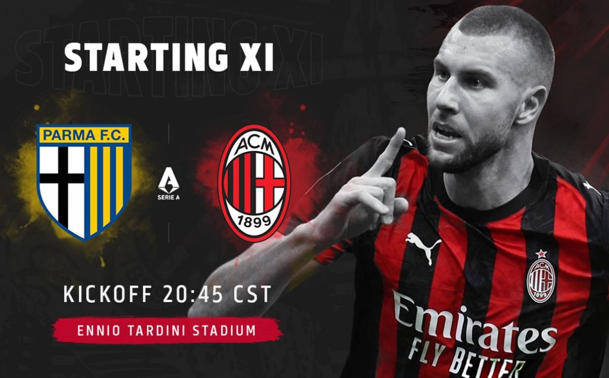 Official: Parma vs. AC Milan starting XIs - one change from Roma win