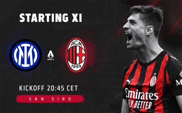 Official: Inter vs. AC Milan starting XIs - four changes from Parma draw