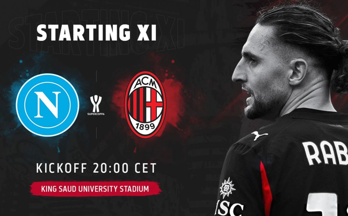 Official: Napoli vs. AC Milan starting XIs - three changes from ...