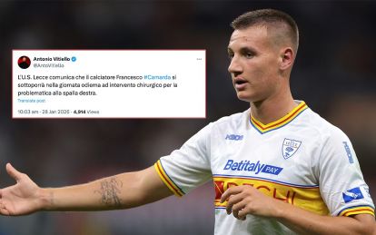 Official: Camarda undergoes reconstructive surgery - what his season ...