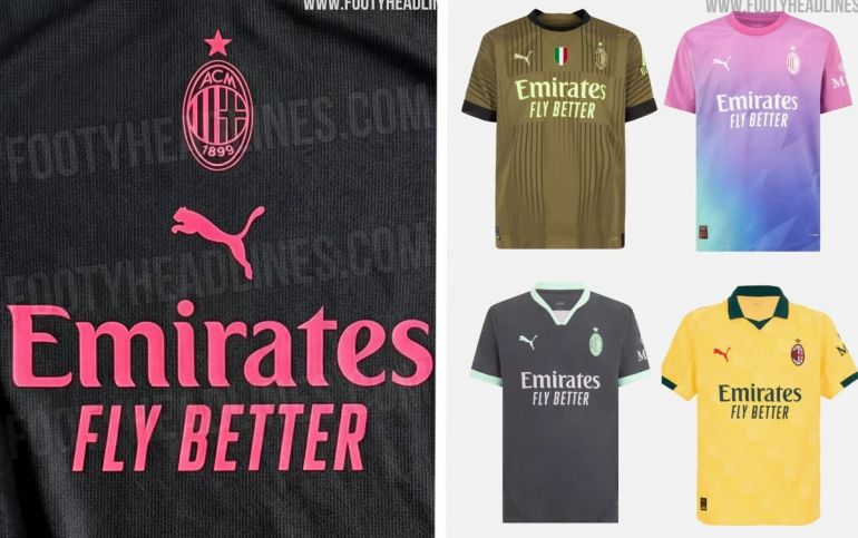 Footy Headlines: Milan to centralise logo on 'Charcoal Grey' third ...