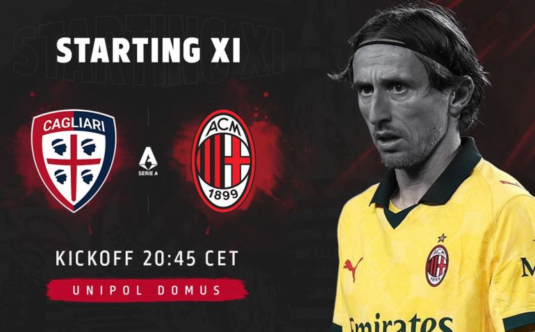 Official: Cagliari vs. AC Milan starting XIs - three changes from ...