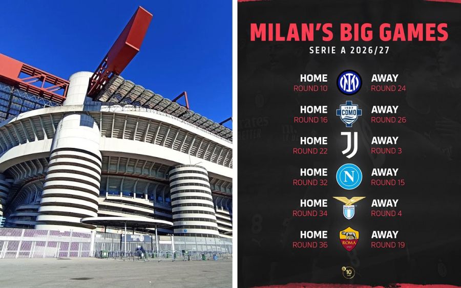 Tough runs, rivals and Europe: AC Milan’s 2026-27 Serie A fixtures ...